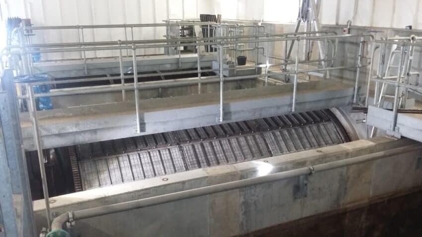 Drum screens for sea water intake applications - Hubert means quality!